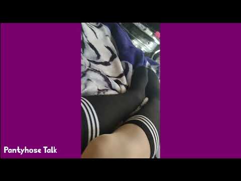 Socks over Pantyhose (Japanese school girl outfit)