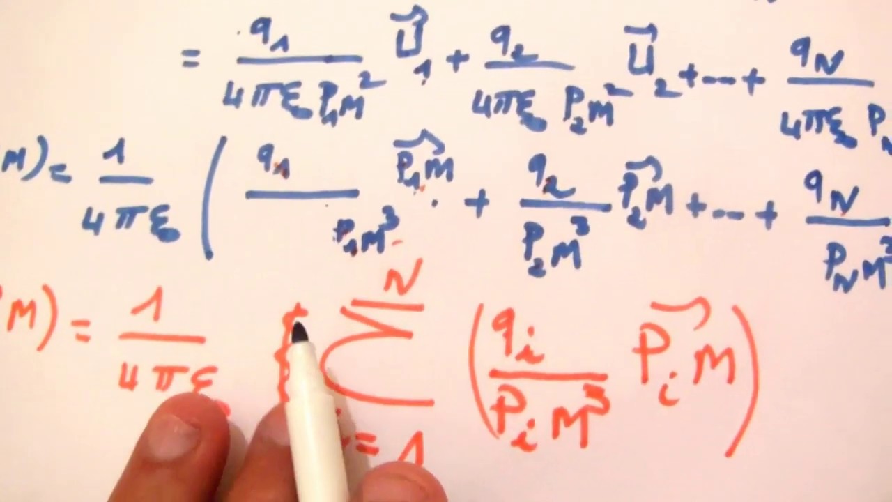 electrostatique chapitre 1p 5: champ électrostatique d'une distribution ...
