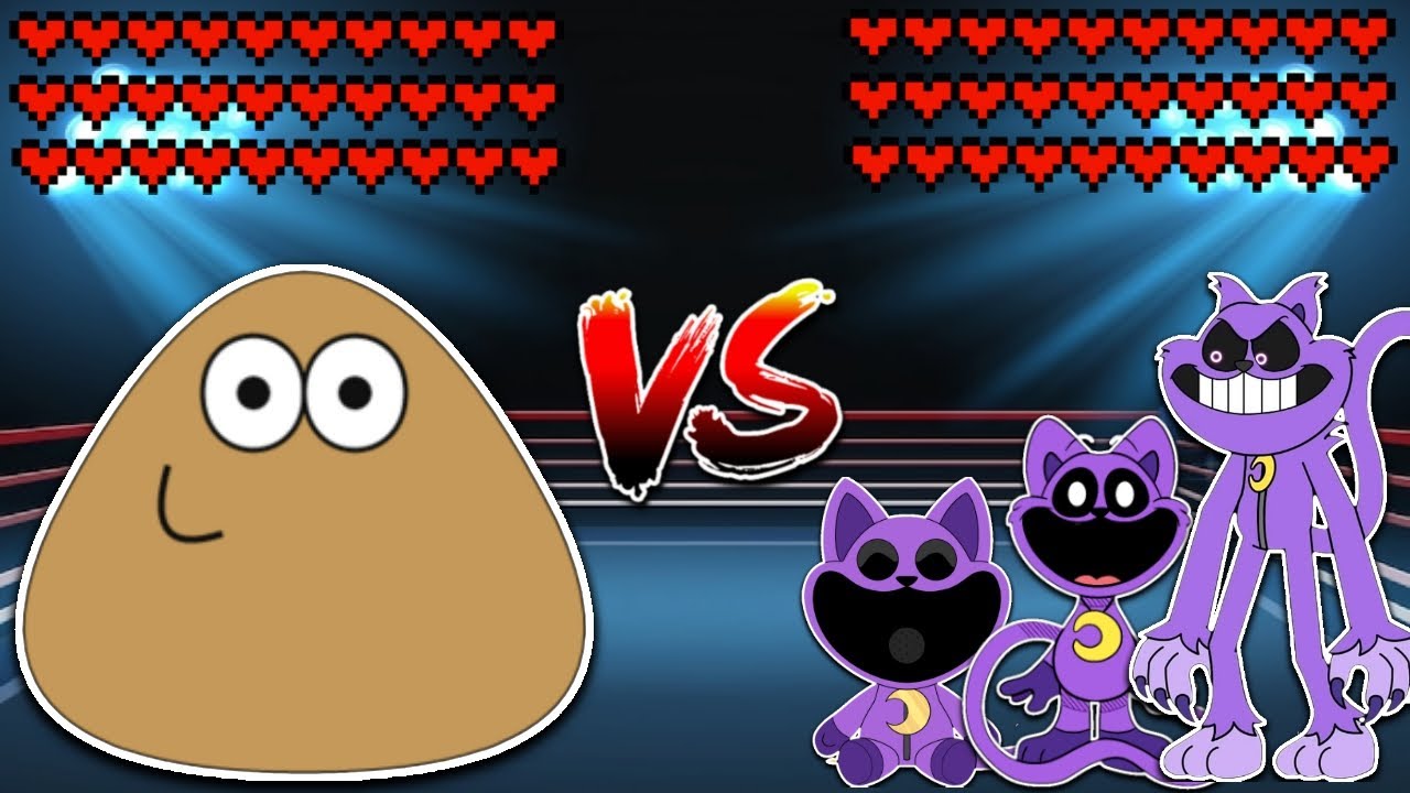 Giant Pou vs All Catnap Monster Evolution! Meme battle - YouTube