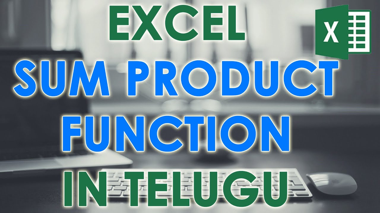 Excel Sum Product Sum Product Function Excel Sum Product Function In Telugu Youtube 4591