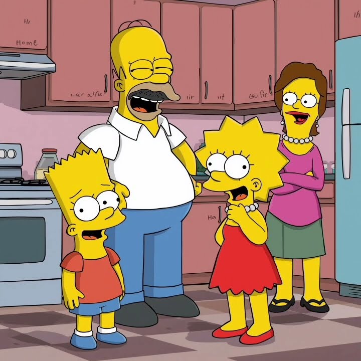 😈 Maggie’s up to her usual mischief… and Dad is the victim! #Simpsons # ...