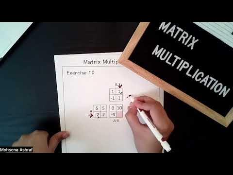 Matrix Multiplication - AI by Hand with Mohsena - YouTube