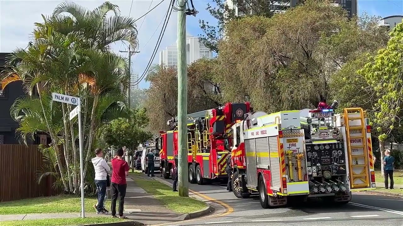 FIRE IN A SECOND-STOREY APARTMENT IN SURFERS PARADISE//FIRE BREAKS OUT ...