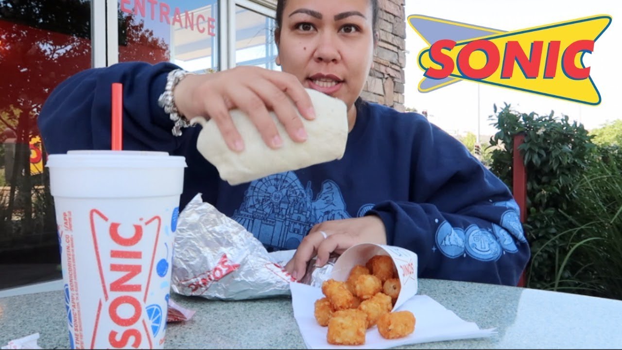 SONIC DRIVE-IN BREAKFAST MUKBANG (EATING SHOW) - YouTube