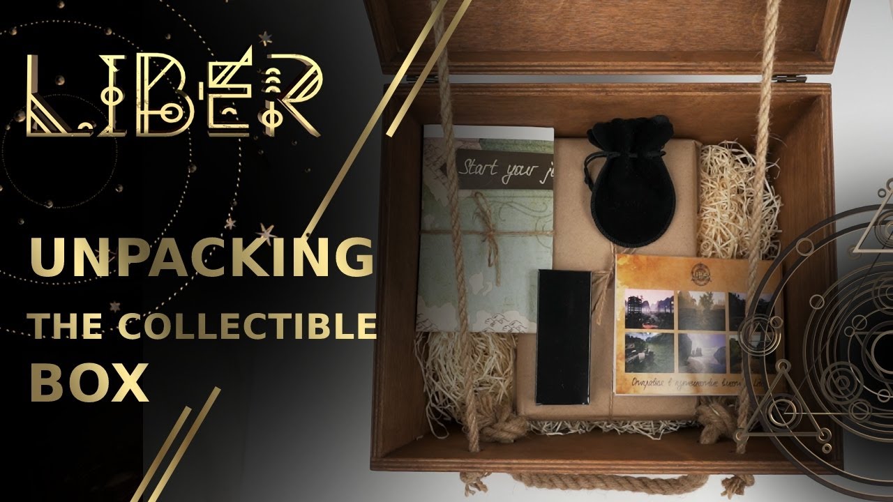 LiBER game - Unpacking the collectible box| распаковка бокса - YouTube