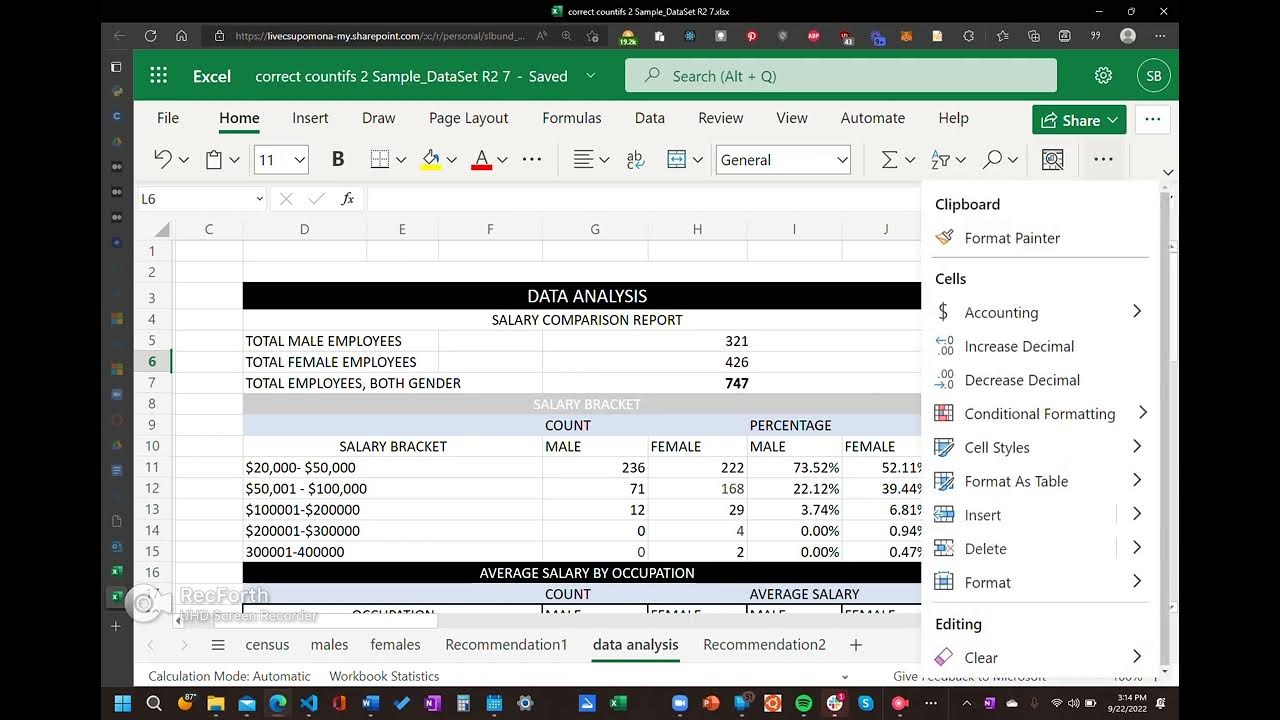 finishing project 1 ,excel charting and final calcs - YouTube