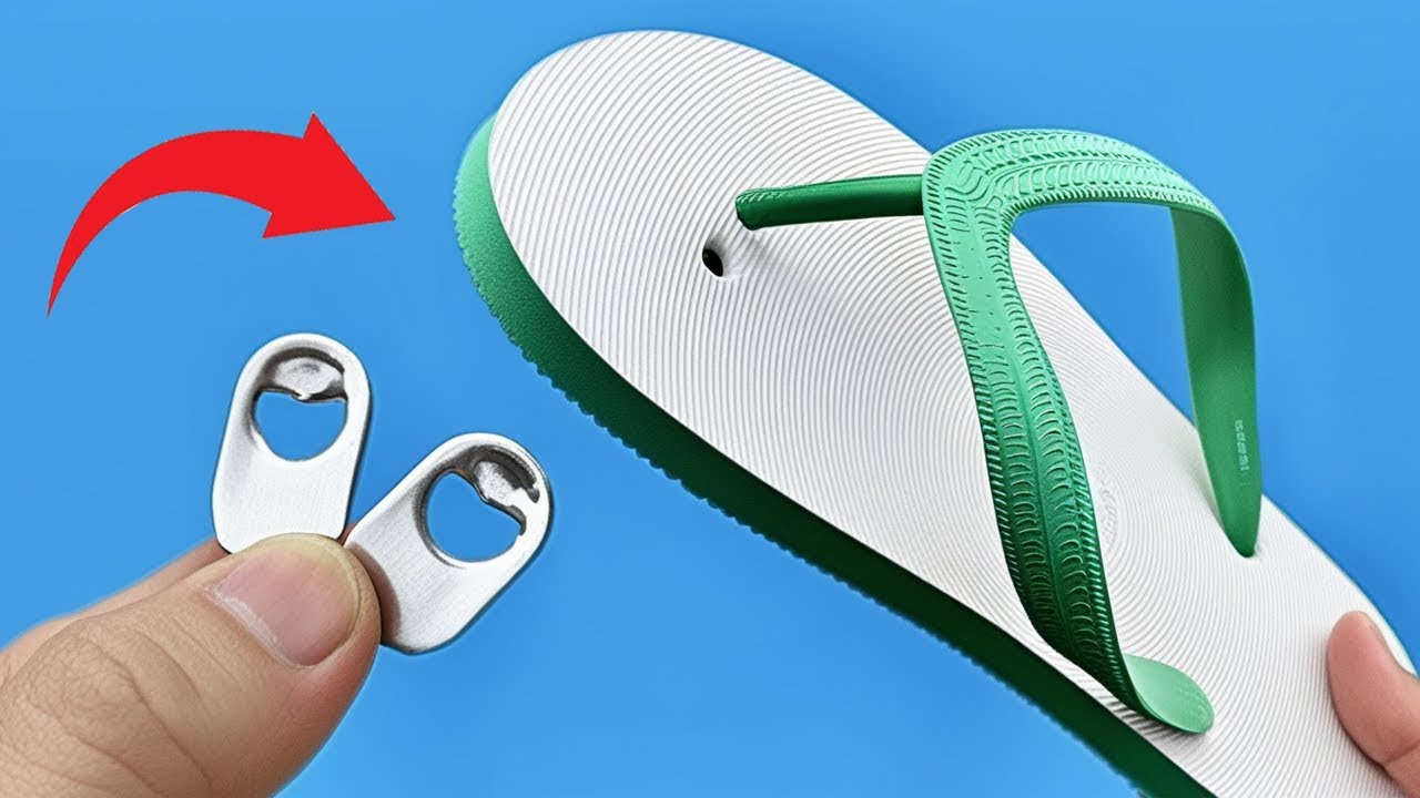 Don't throw away your slippers! I'll show you how to fix them easily ...