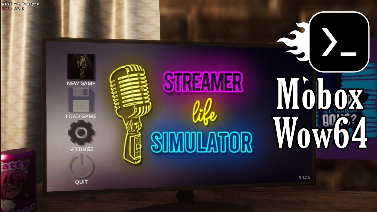 Streamer Life Simulator Test on Mobox (wow64) Windows Emulator Android ...