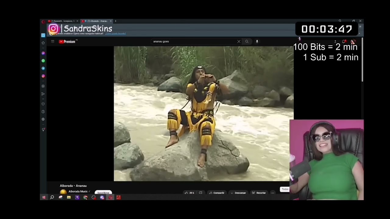 Sandra Skins Reacciona extensible x bits #stream #sandraskins #Sandrita ...