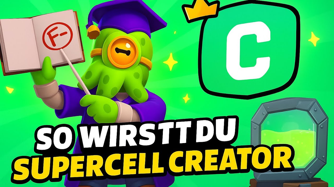 So wirst du ein offizieller Supercell creator @supercellcreator - YouTube
