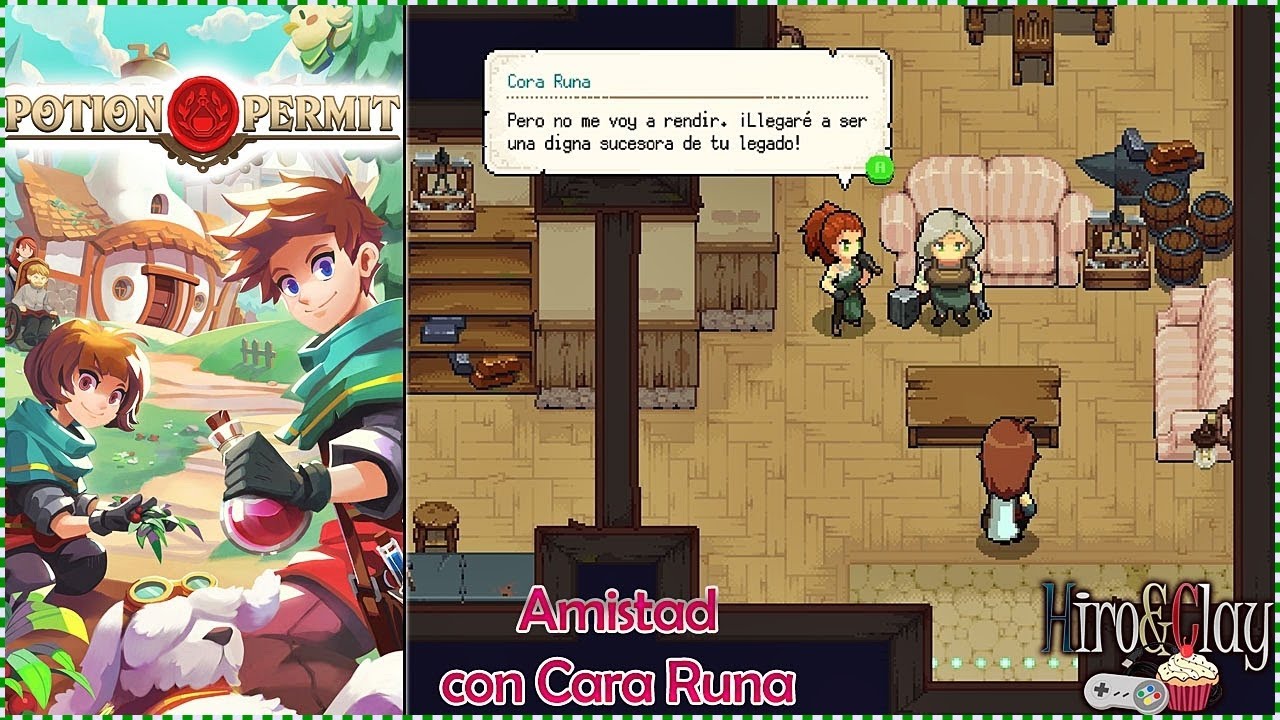 Amistad con Cara Runa (Runeheart friendship) - Potion Permit en español 🧪 🔨 - YouTube
