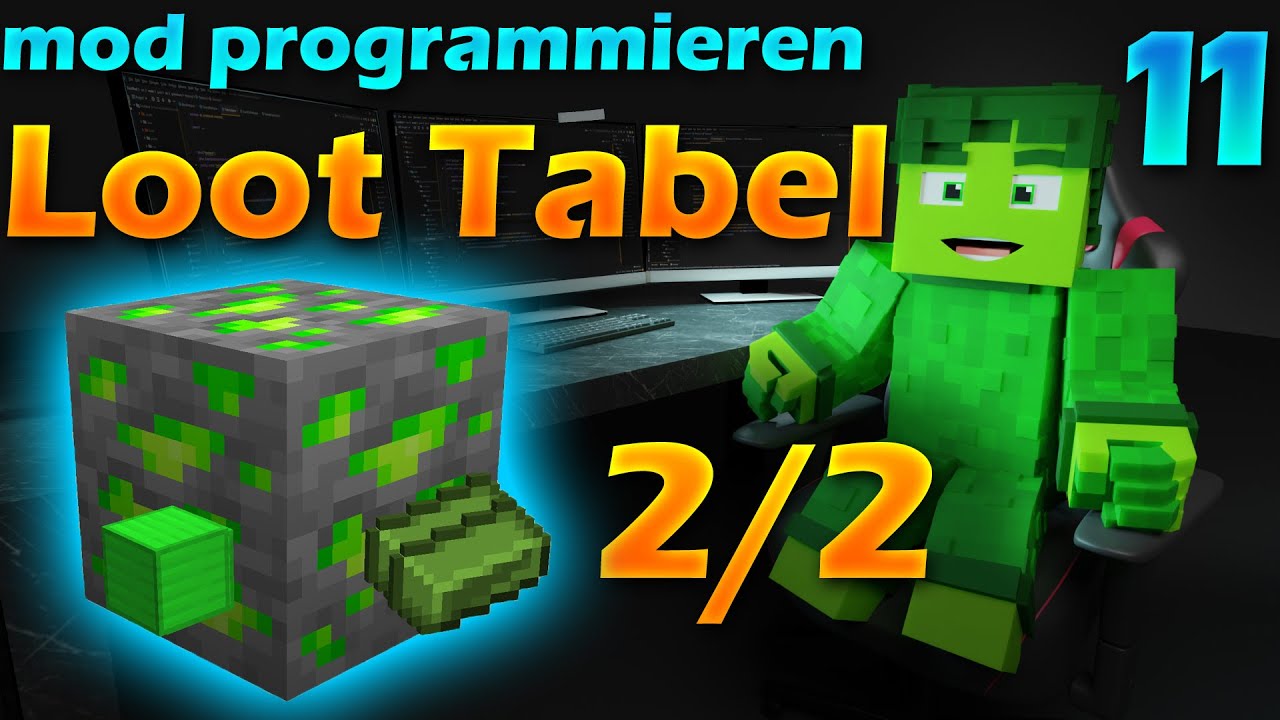 Loot Tabel erstellen💻 Mod Programmieren🌏 Minecraft mod. 📪11. - YouTube