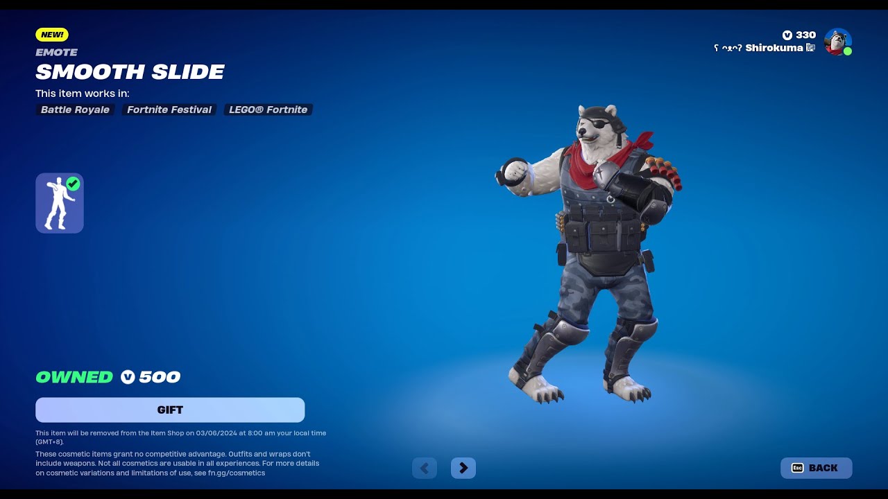 New Smooth Slide & Metal Detectin' Emote - Fortnite Emotes (May 31 ...