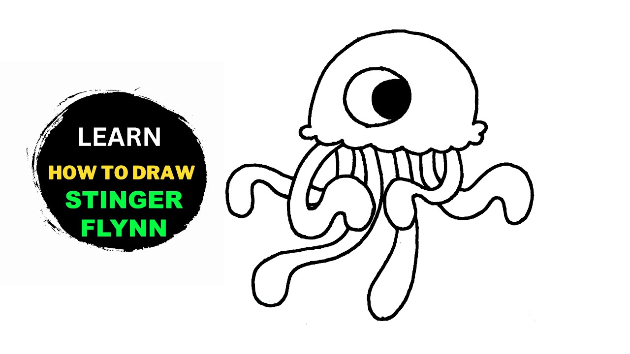 How To Draw Stinger Flynn - Garten of Banban | Easy Step By Step ...