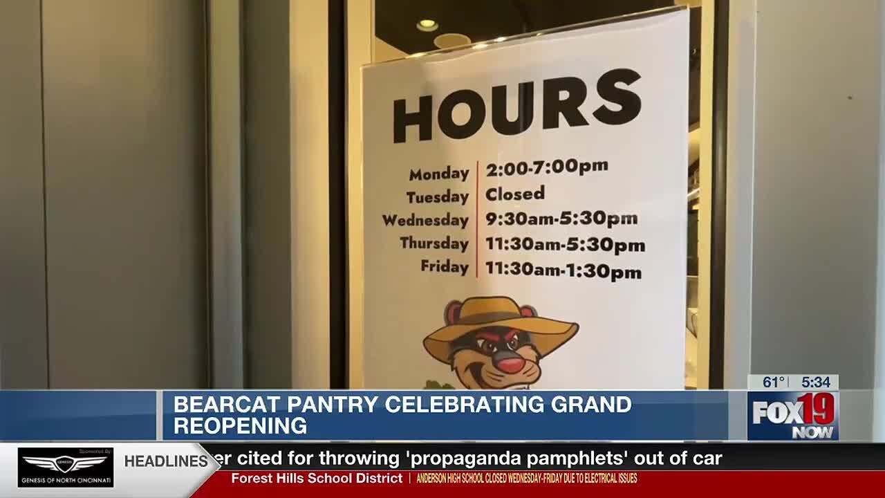 UC Bearcat Pantry celebrating grand reopening - YouTube