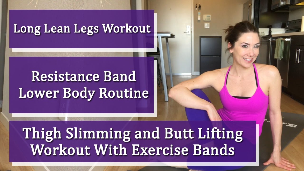 Long Lean Legs Workout | Thigh Slimming and Butt Lifting Workout With ...