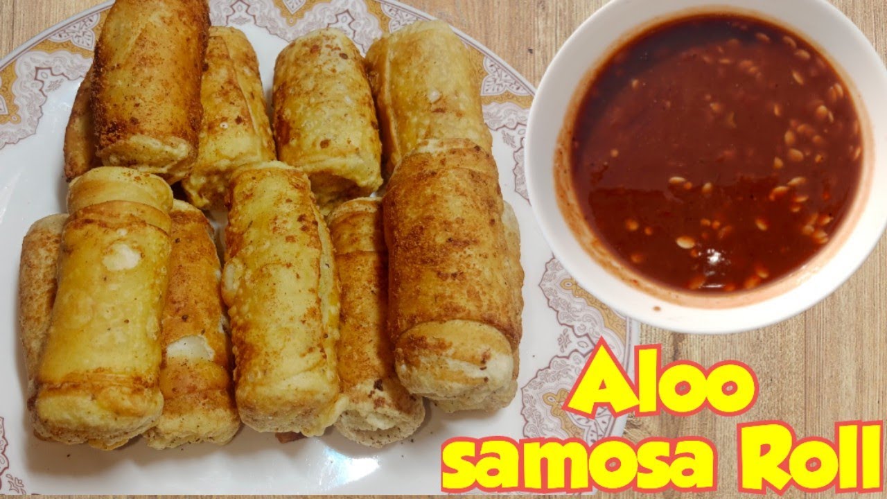 Aloo Samosa roll Recipe| How To make Spring Roll|Easy iftari Recipe ...