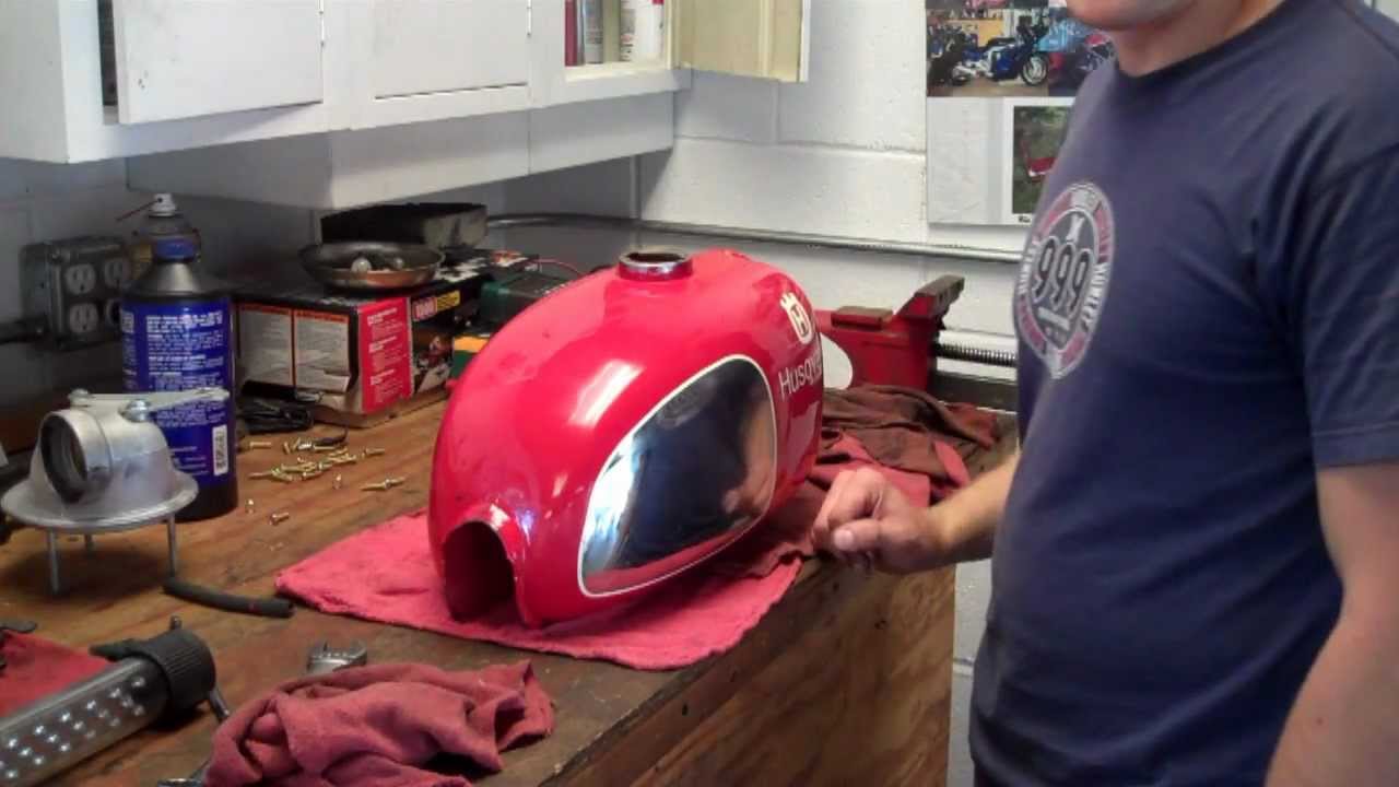Rusty Tank - Paint Over Spray - Part 1 - YouTube