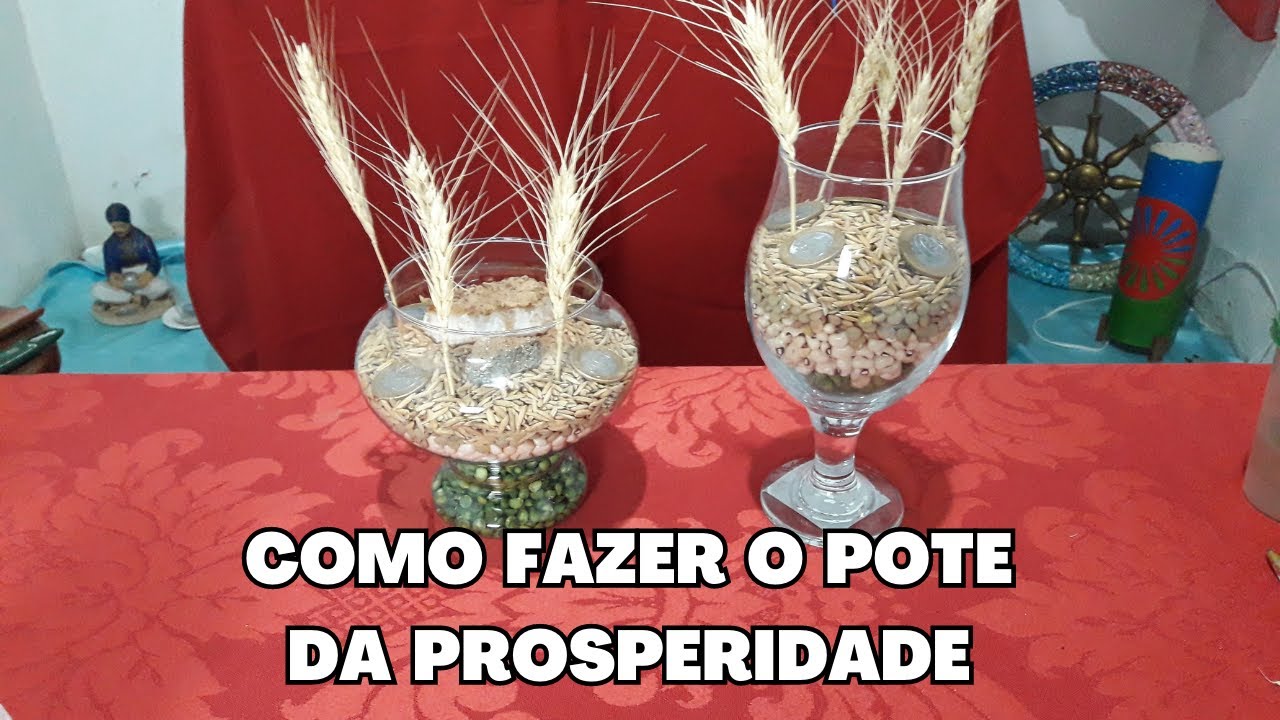 Como fazer o pote da prosperidade - YouTube