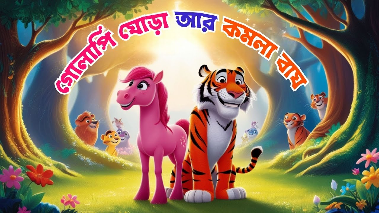 গোলাপি ঘোড়া আর কমলা বাঘ | Golapi Ghora ar Komla Bagh | Fatema Tuz Zohra | শিখি গল্পে গল্পে ...