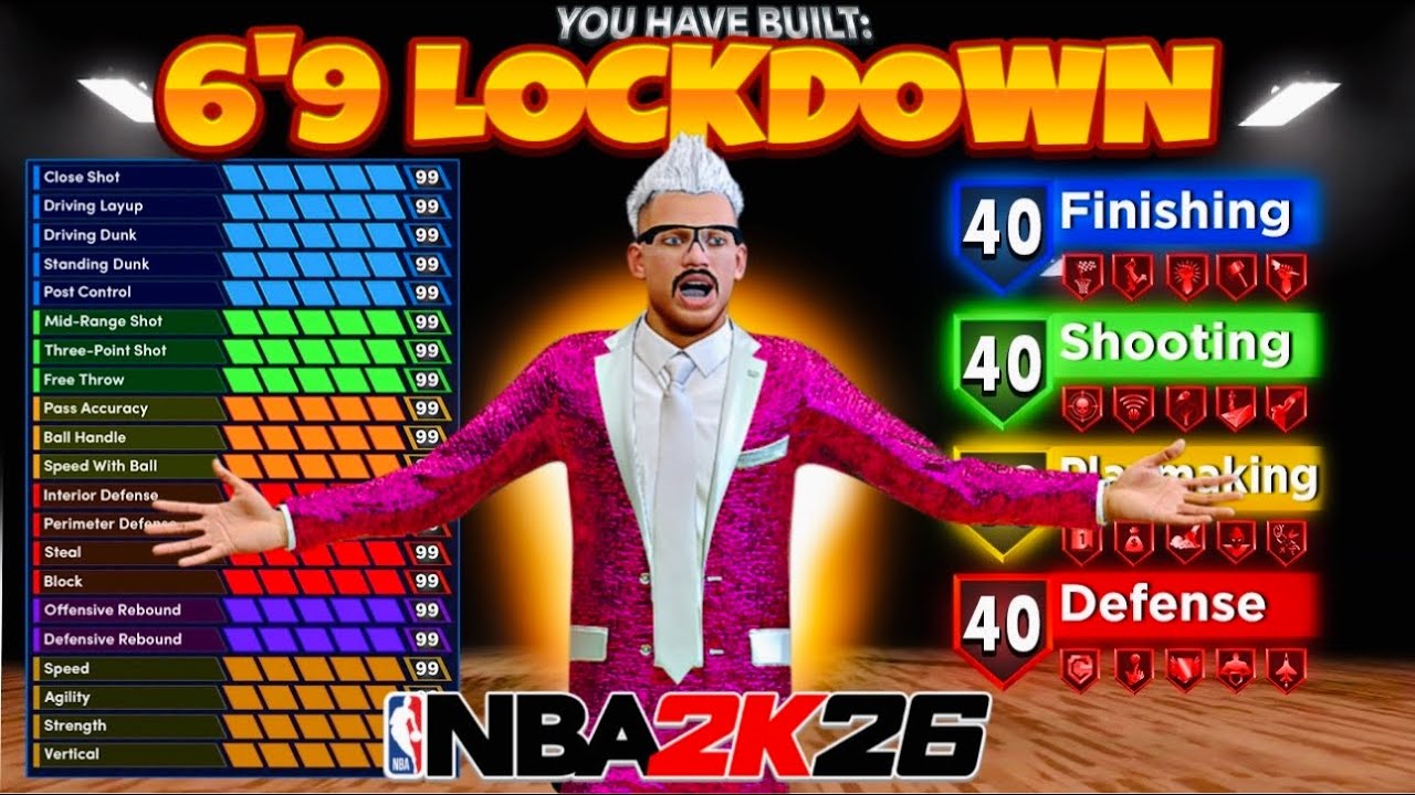 *NEW* 6’9 LOCKDOWN IS TAKING OVER 2K26! BEST TALL LOCKDOWN BUILD IN ...