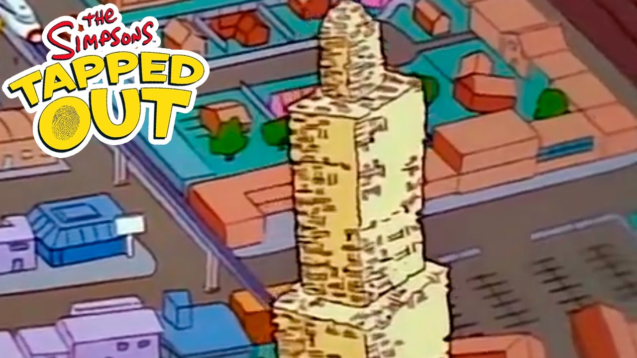 The Simpsons: Tapped Out - Popsicle Stick Skyscraper - Vanity Item ...