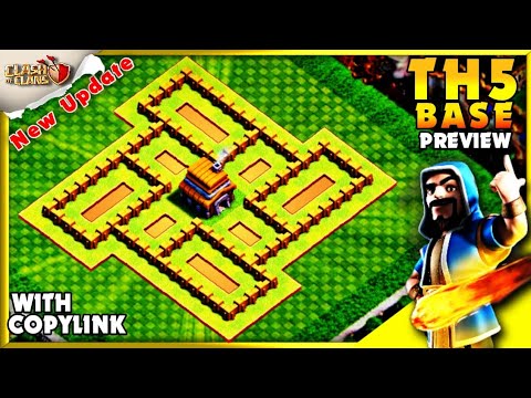 New UNBEATABLE! TH5 Base +COPYLINK 2022 | COC TH5 Hybrid/Farming/Trophy ...