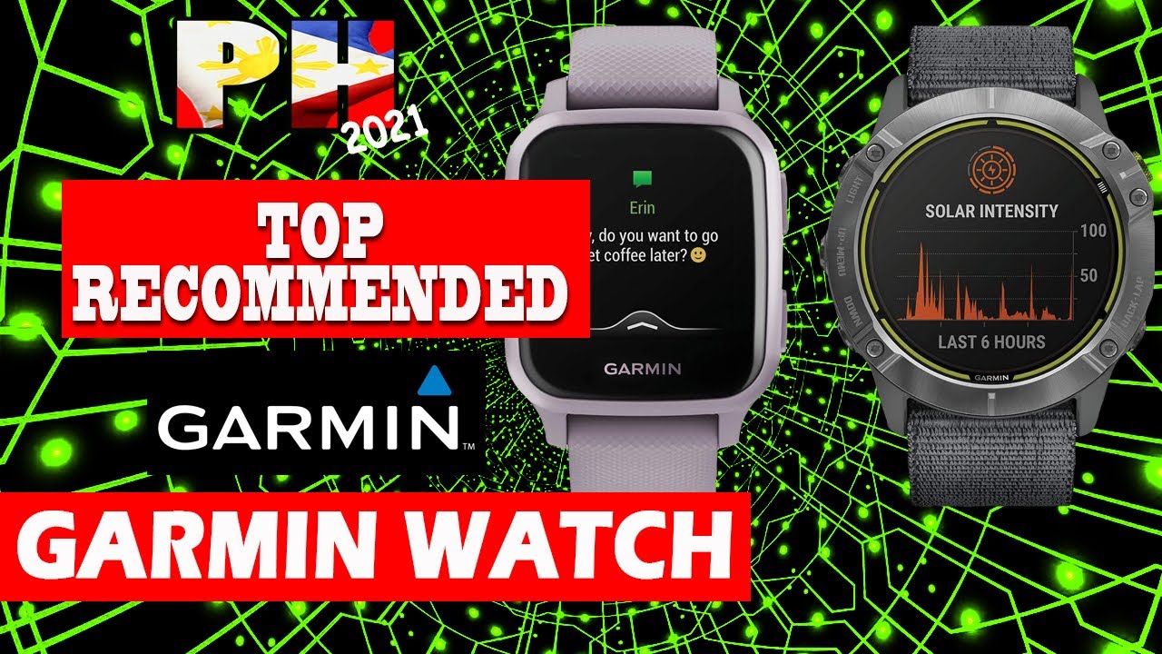 GARMIN WATCH PHILIPPINES TOP RECOMMENDED ( BUYING GUIDES ) - YouTube
