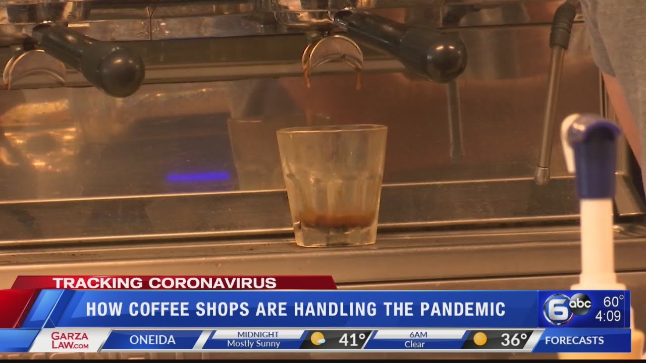 Coffee shops adapting to COVID-19 pandemic - YouTube