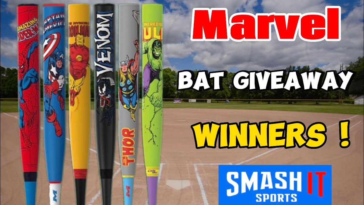 Winners of the Marvel Series Bat Giveaway - YouTube