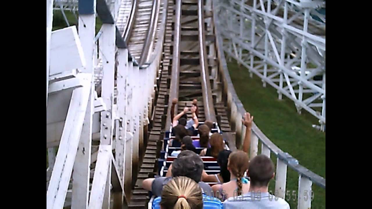 Cyclone pov Six Flags New England 2012 - YouTube