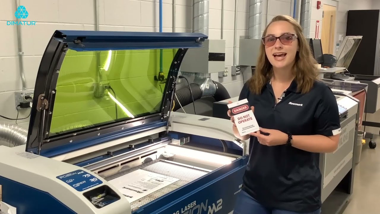 Dimatur – Rowmark – LaserMax Tri-Layer - YouTube