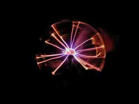 Neon Sunset Plasma Globe - YouTube