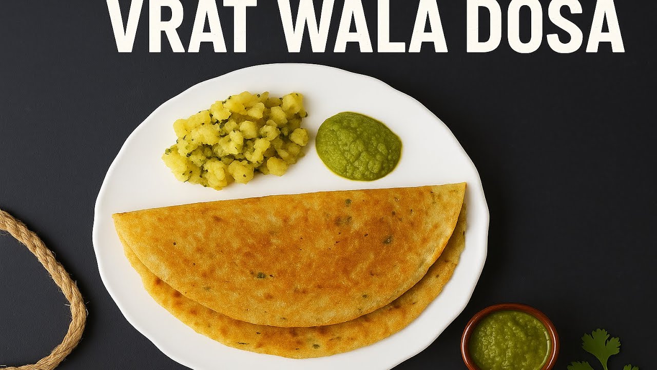 👉 “Vrat Wala Dosa Recipe | Crispy, Tasty & Fasting Special” - YouTube