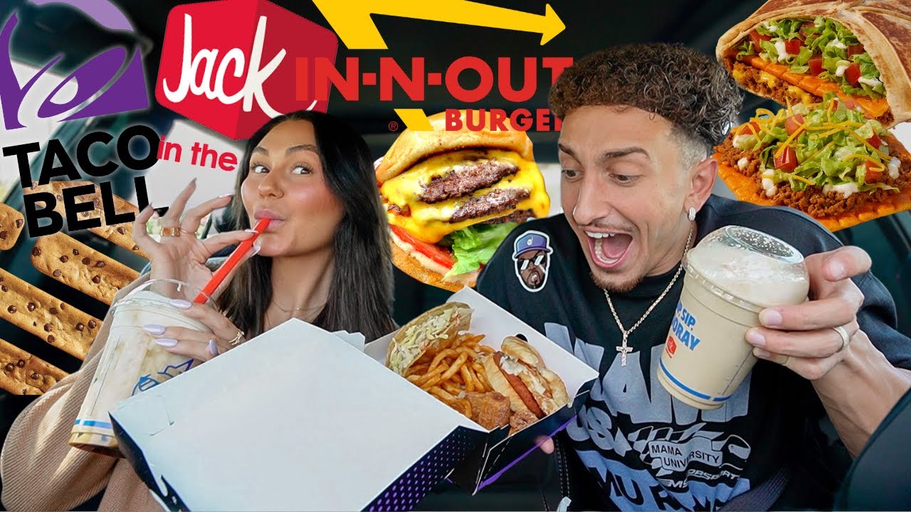 TRYING NEW MENU ITEMS FROM FAST FOOD RESTAURANTS!! *SUMMER EDITION PT 2 ...