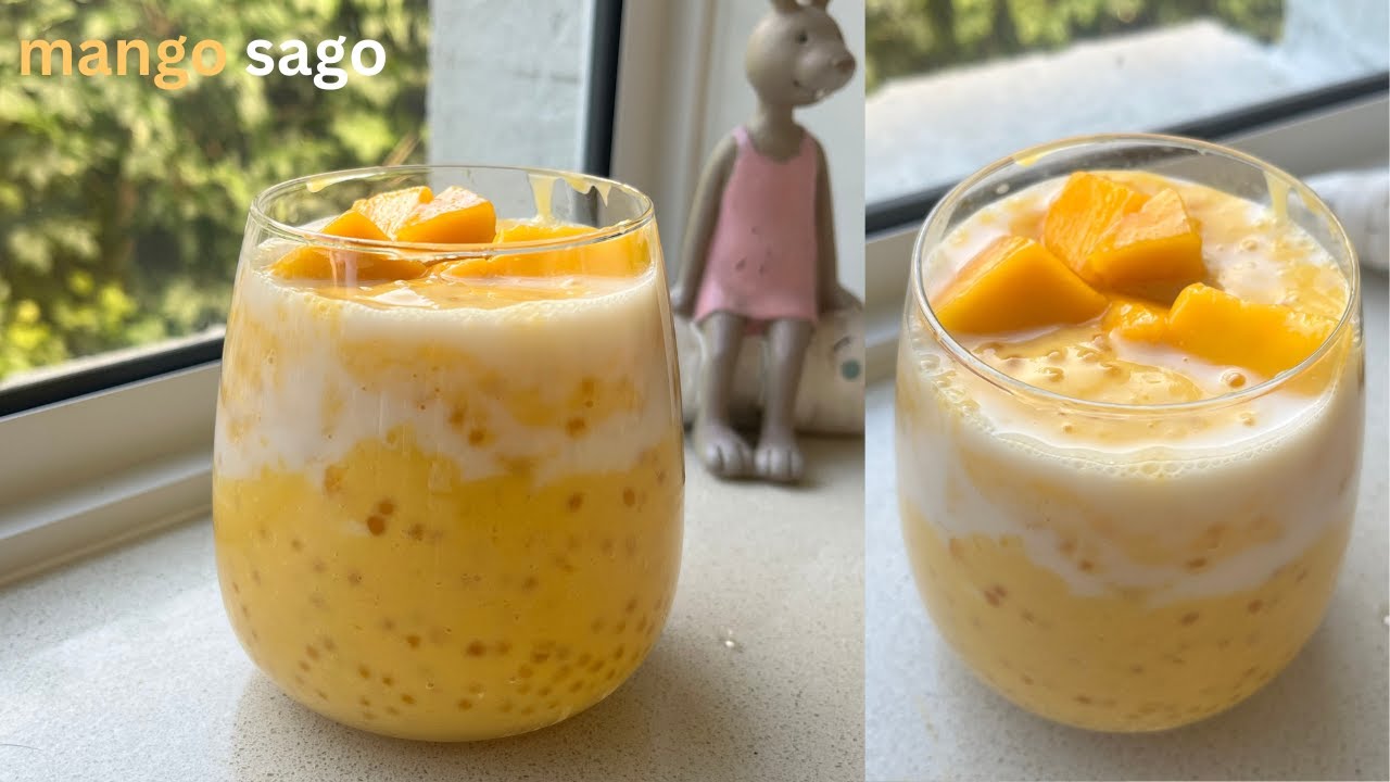 4 Ingredient Mango Sago Recipe - YouTube