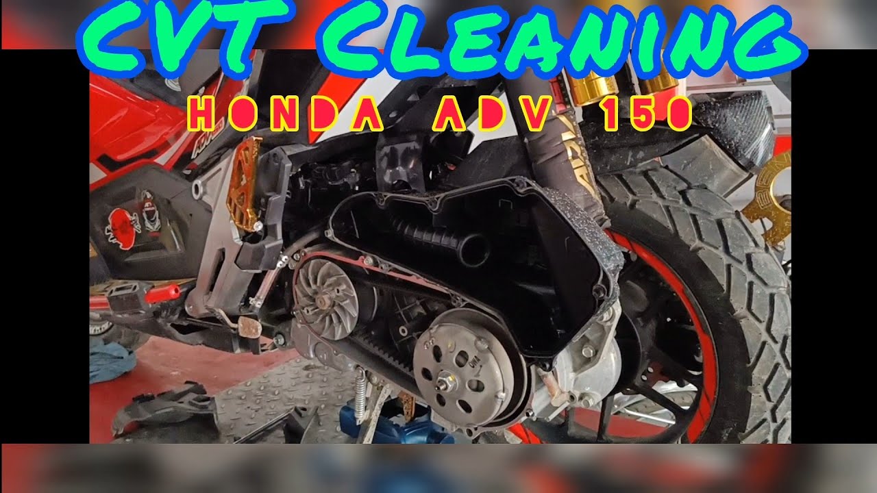 CVT Cleaning, Honda ADV 150 - YouTube