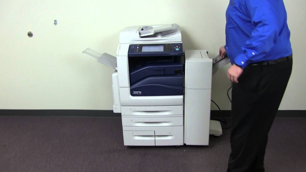 Xerox Workcentre 7535 109K 55K - YouTube