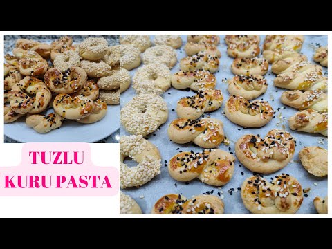TUZLU KURU PASTA / PASTANE USULÜ TUZLU KURU PASTA NASIL YAPILIR?