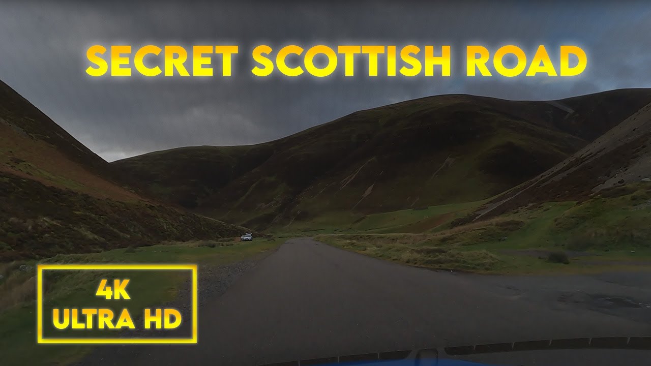 4K Scenic Scottish Drives: Through the Mennock Pass - YouTube
