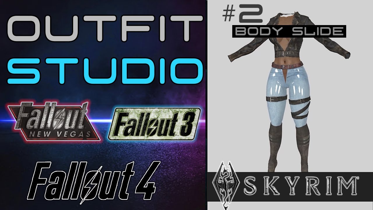 FALLOUT 4 Bodyslide y OutfitStudio Capitulo 2 Para principiantes ...