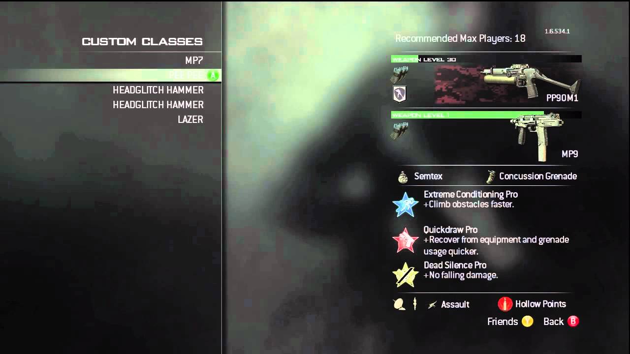 Best MW3 Gamebattles Class Setups For MLG SnD - YouTube