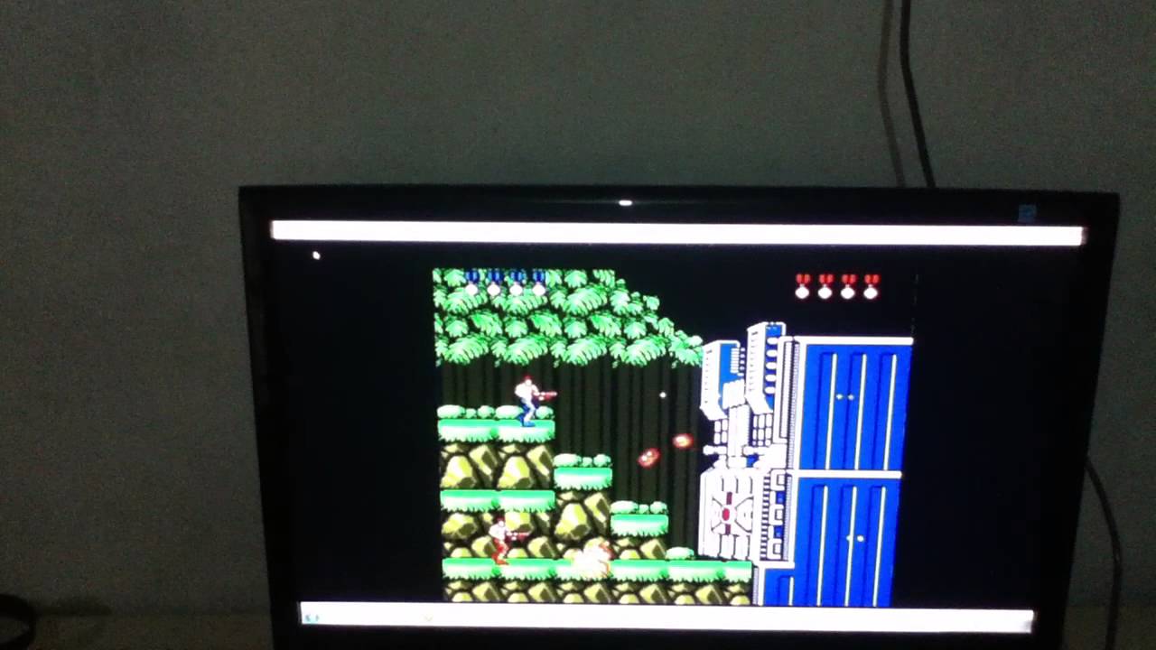 Konami's Kontra on Higan NES Emulator by Master Byuu - YouTube
