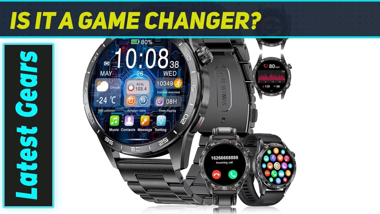 SUNKTA Smart Watch: Best AMOLED Rugged Watch with 3 Straps & Calls ...