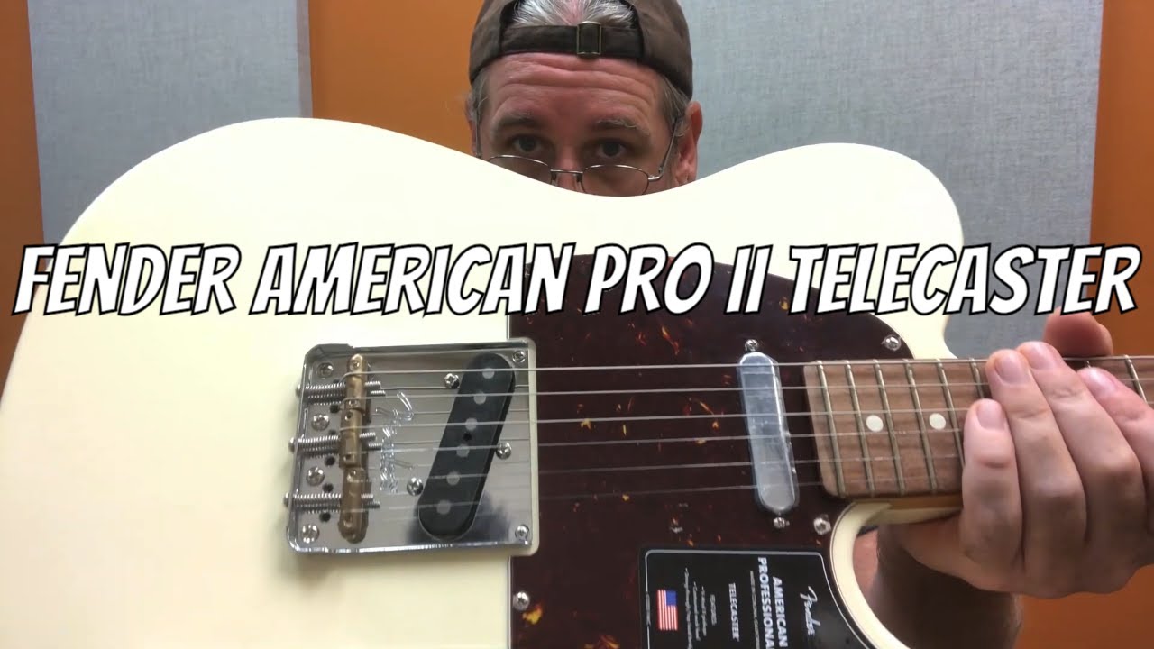 Fender American Pro II Telecaster - Olympic White Demo - YouTube
