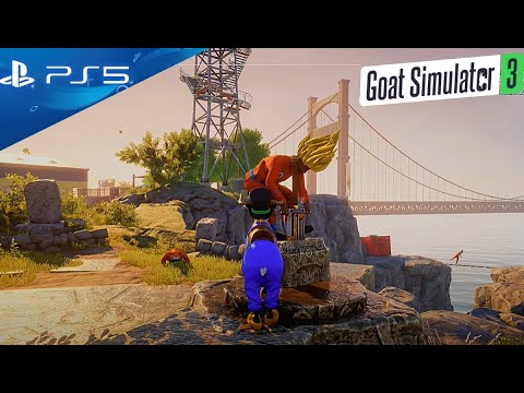 Is that Goku? | Goat Simulator 3 (PS5) Gameplay | 4K HDR - YouTube