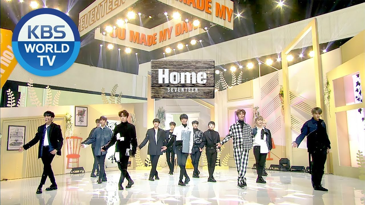 SEVENTEEN(세븐틴) - Good to Me, HOME [Music Bank Come Back / 2019.01.25 ...