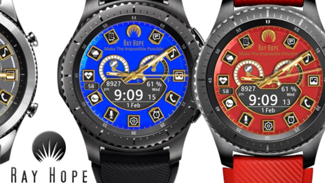 Samsung Gear S3 Luxury Sports App Launcher 3D Watch Faces - YouTube