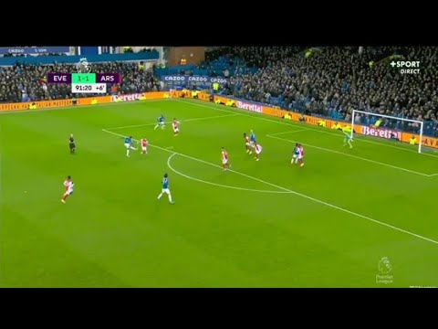 Demarai Gray Goal vs Arsenal | Everton vs Arsenal 2-1 | - YouTube