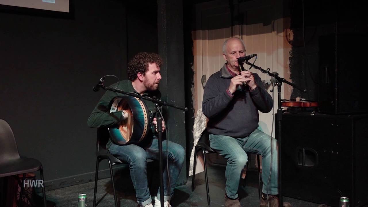 Eamon Murray on bodhrán, M. Dunne on whistle, Craiceann Bodhrán ...